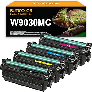 Amazon.com: W9030MC W9031MC W9032MC W9033MC Remanufactured Toner ...