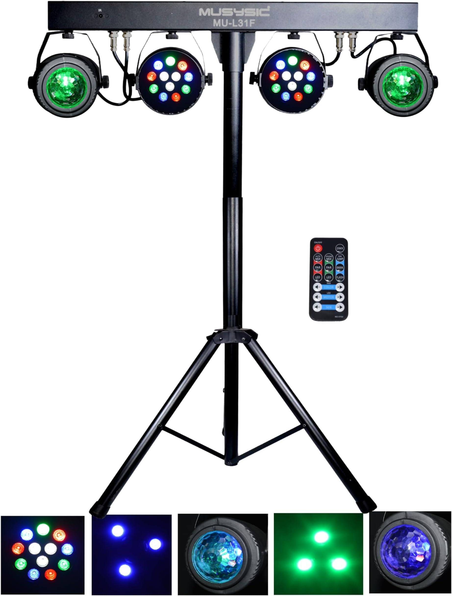 Amazon.com: Chauvet DJ Gig Bar Move ILS Lighting System (Black ...