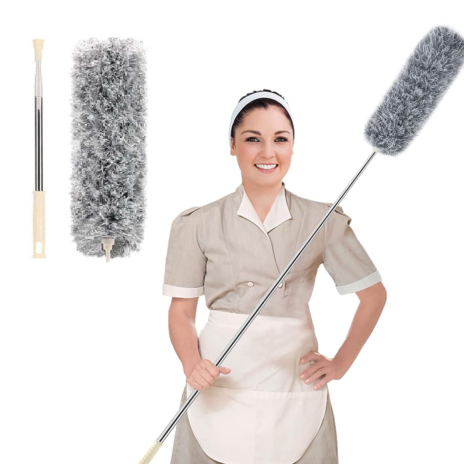 RECLUSE Fan Cleaning Mop, Microfiber Feather Duster with Extra Long ...