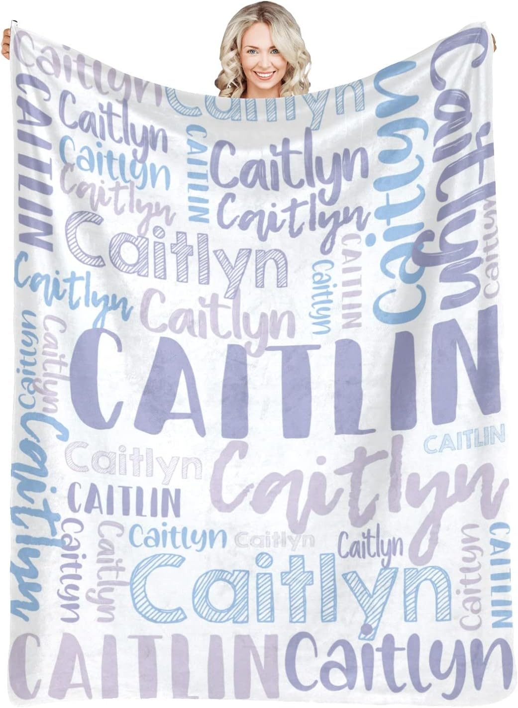 Amazon.com: Dr.TOUGH Personalized Blankets with Name Customized Baby ...