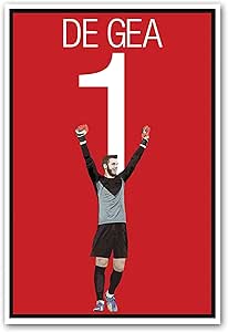 Amazon.com: David De Gea Poster - Manchester United Art : Home & Kitchen