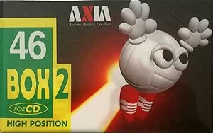 Amazon | AXIA カセットテープ BOX2 46分 ハイポジ BOX2B 46 | AXIA | オーディオテープ