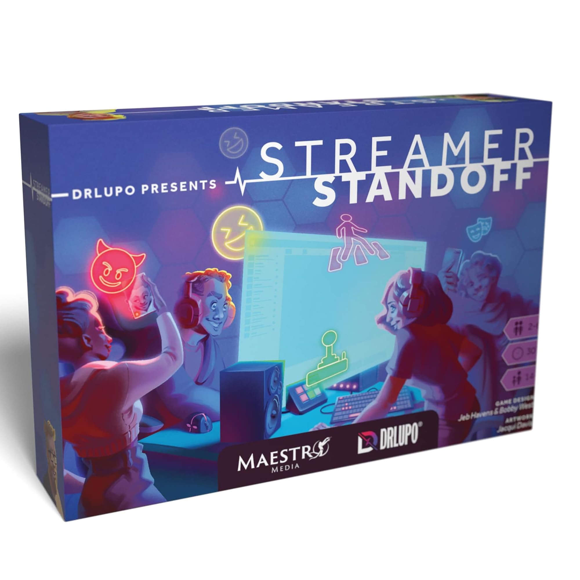 Amazon.com: | Streamer Standoff | Strategy Board Game | Create Content ...