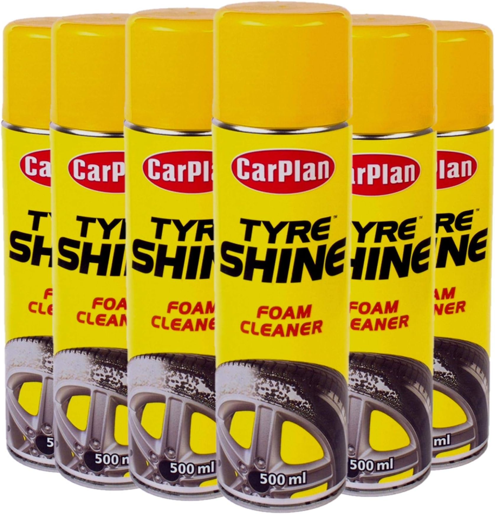 Carplan TYS500 Tyre Slik Wet Look Tire Cleaner Ultimate Shine Polish ...