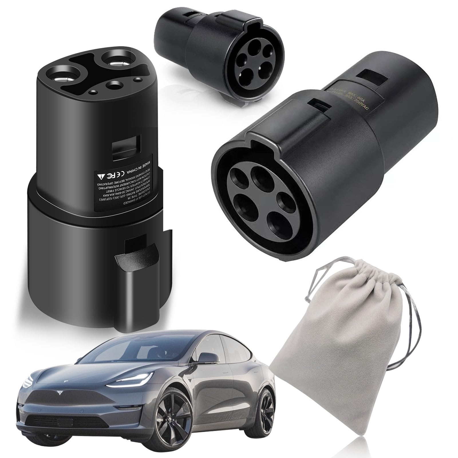 Amazon.com: FAHJYXOM Tesla Charger to J1772 Adapter for Tesla Model 3/Y ...
