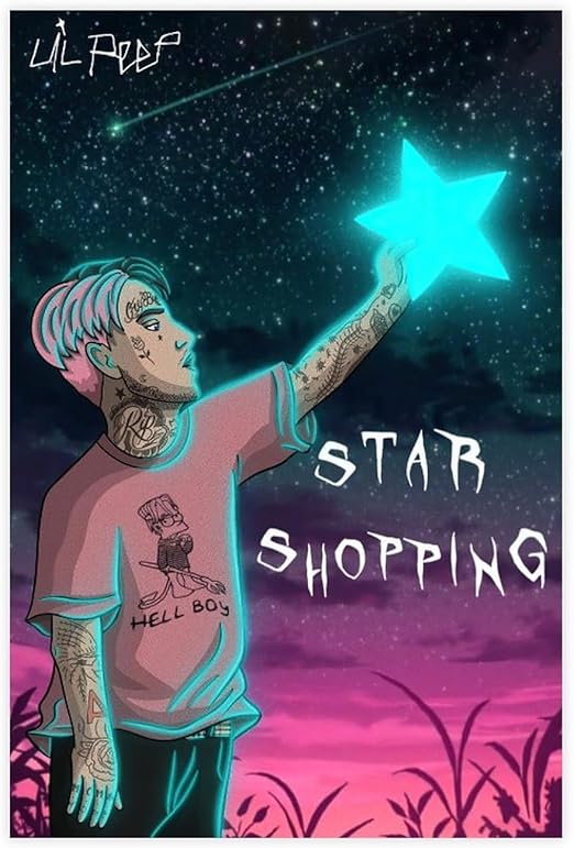 Amazon.com: KANCH Lil Peep Poster Rapper Posters for Room Aesthetic ...