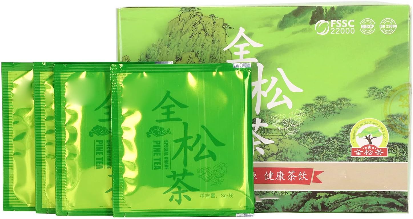 Pine Pollen Tea Bag, 20 Count Dissolve Fast Making Tea Bags For Home ...