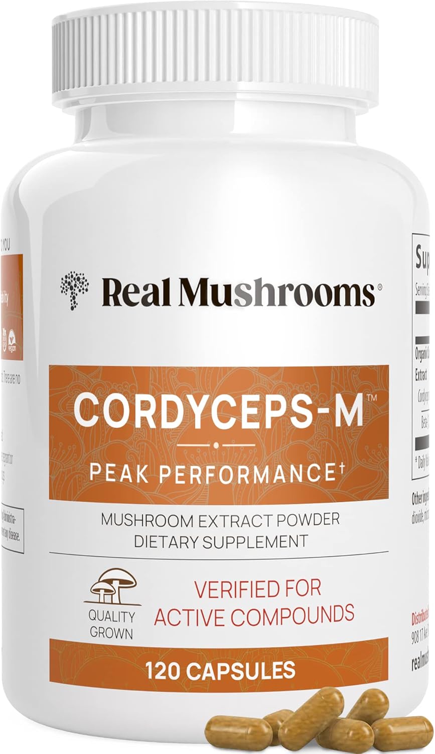 Cordyceps Performance Mushroom Extract Powder Supplement - Improve ...