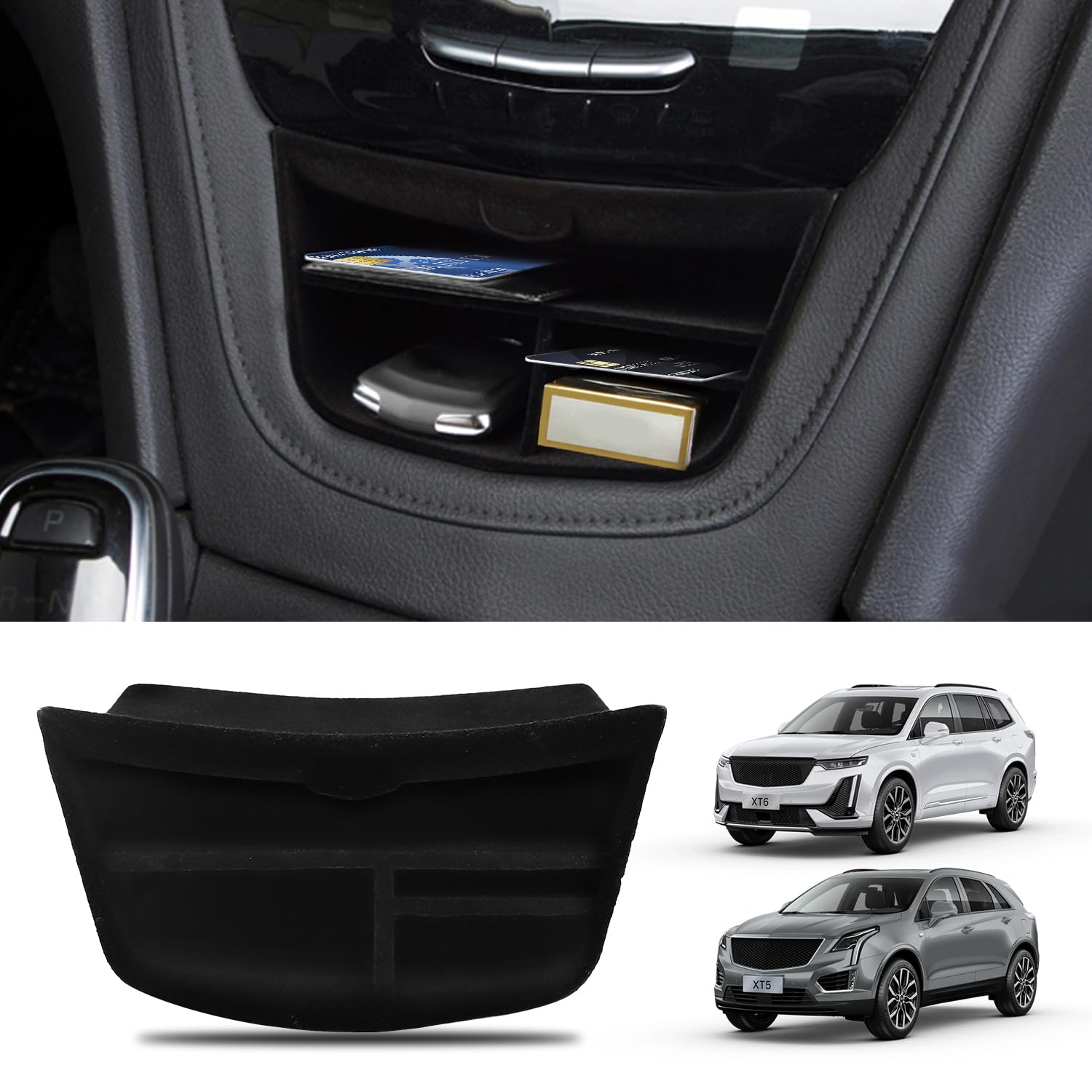 Amazon.com: TUAMFO For Cadillac XT5 Center Console Organizer for ...