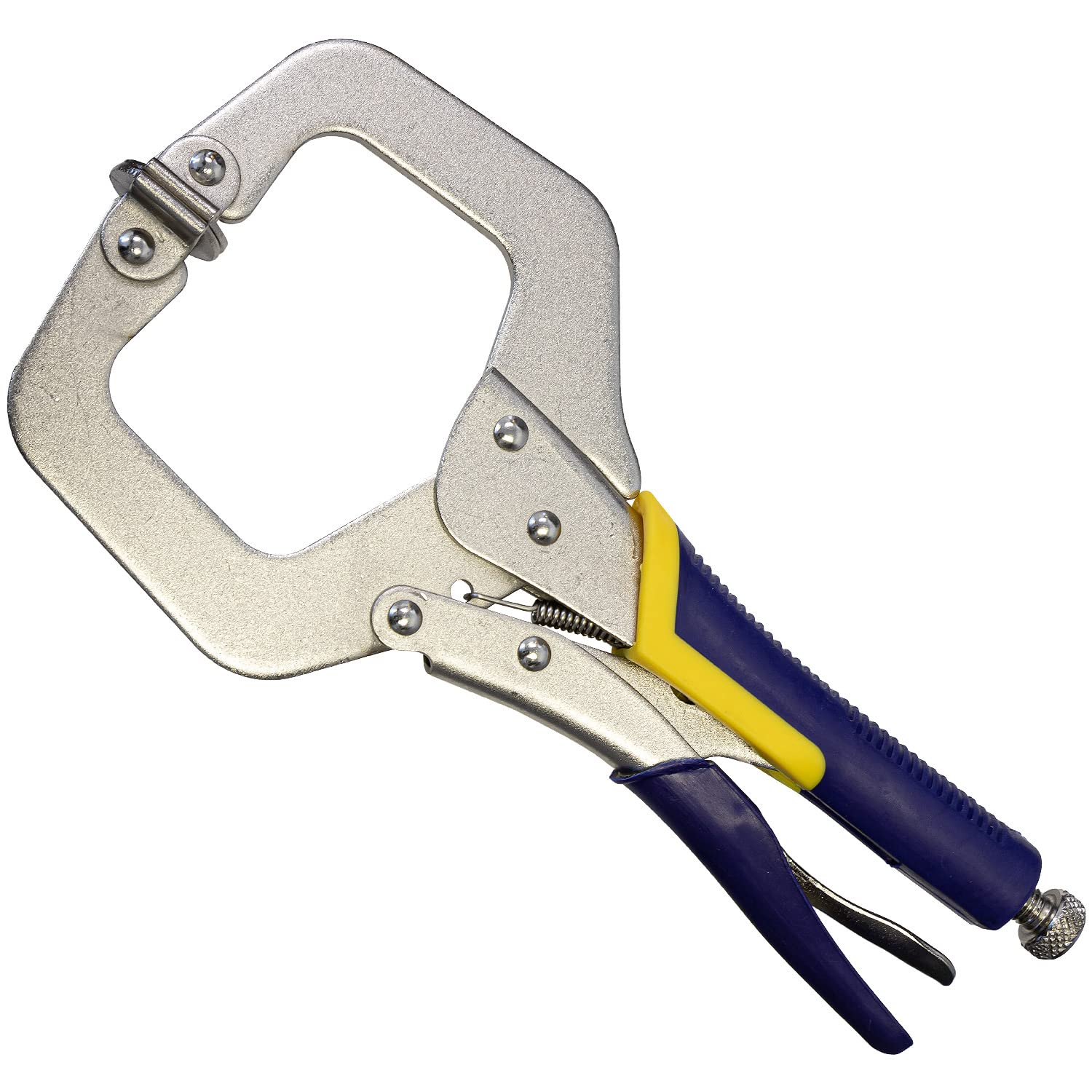 Arc-Zone 11in Locking C-Clamp, High-Strength Plate Welding Vise Grip ...