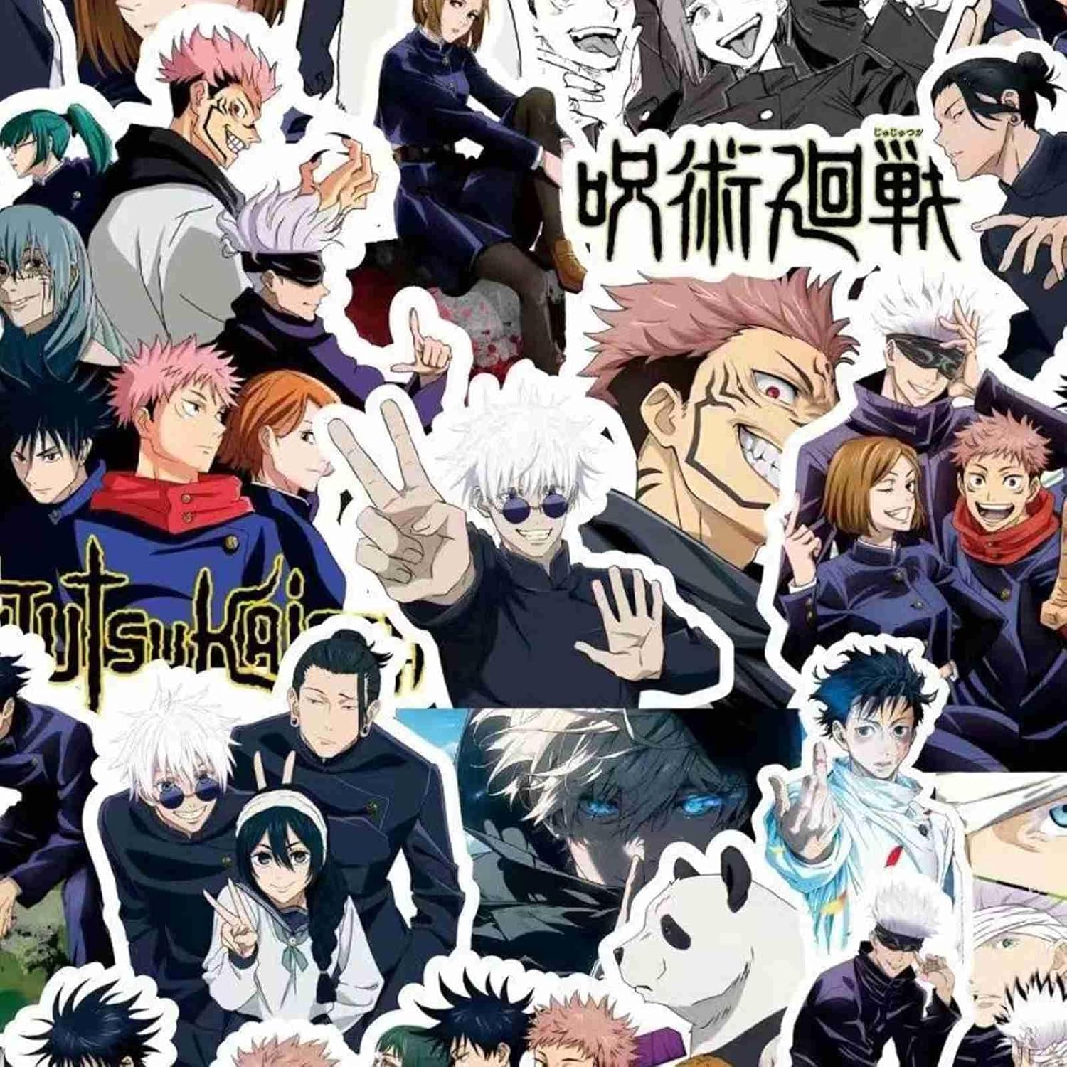 Amazon.com: 80/145 Pieces Anime Stickers, Gojo Satoru Waterproof ...