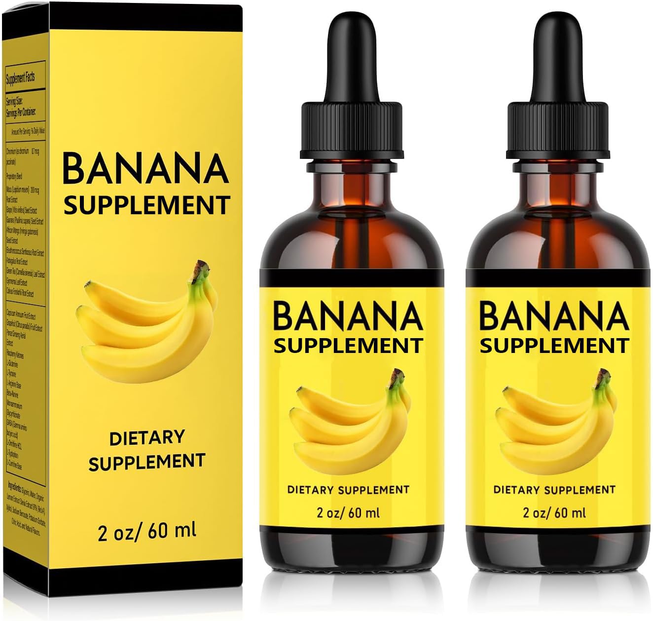 Amazon.com: Banana Supplement Liquid Original Banana Extract Liquid for ...
