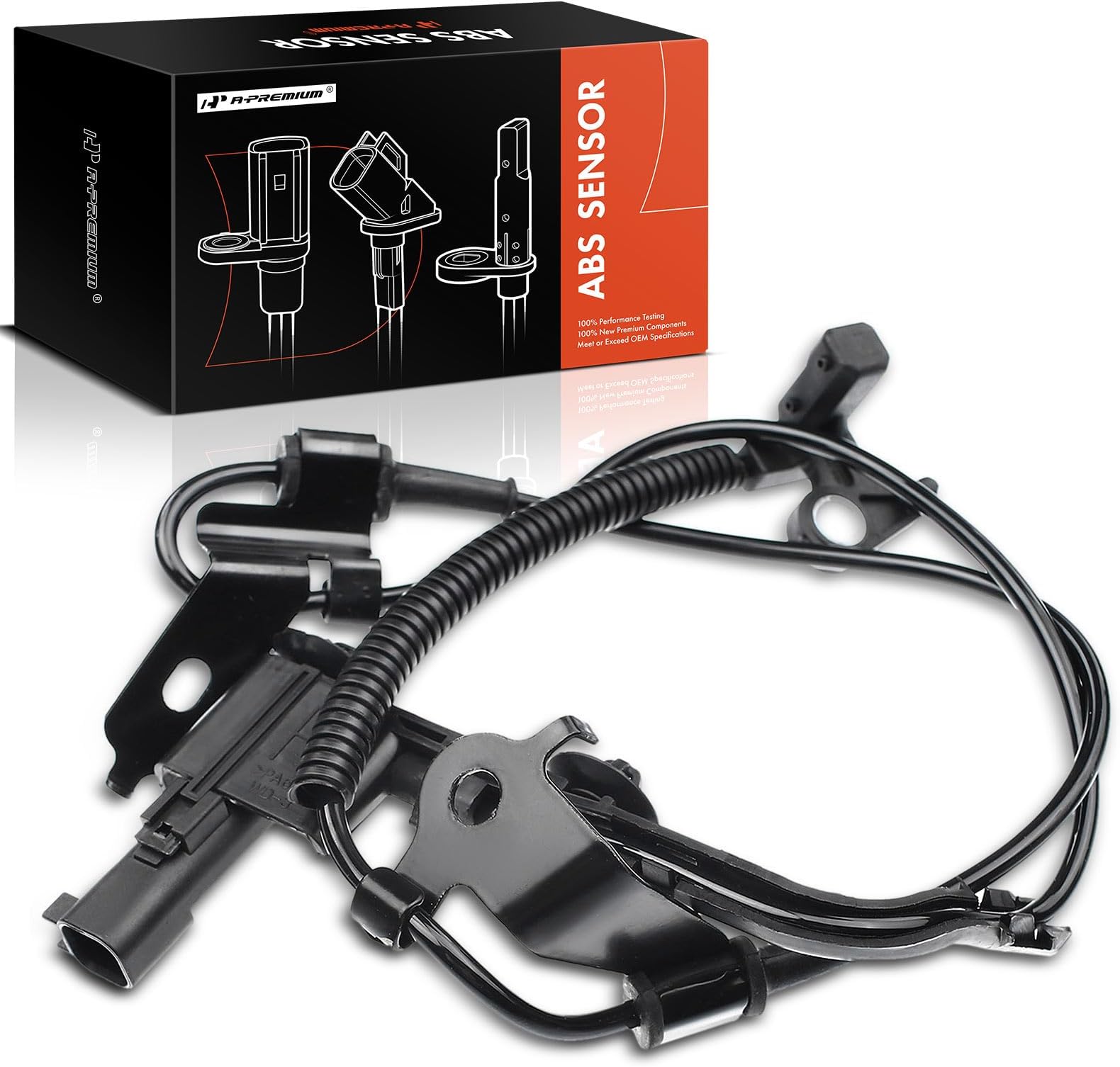 Amazon.com: Holstein Parts 2ABS0392 ABS Wheel Speed Sensor - Compatible ...