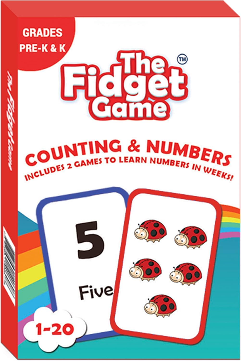 Amazon.com: The Fidget Game Numbers and Counting 1-20 - Preschool ...