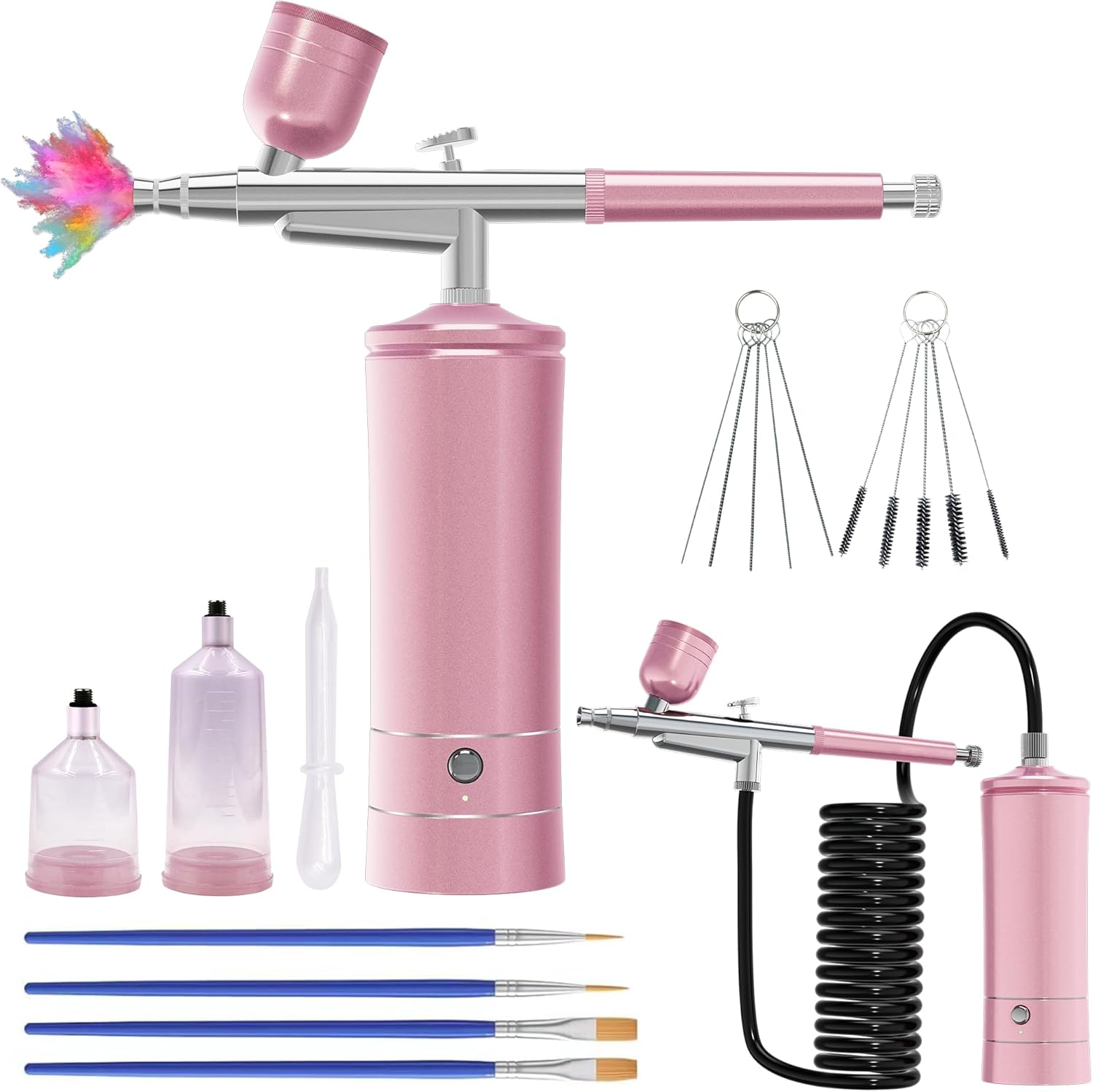 Amazon.com: Airbrush for Nails Cordless Portable Airbrush Kit with ...