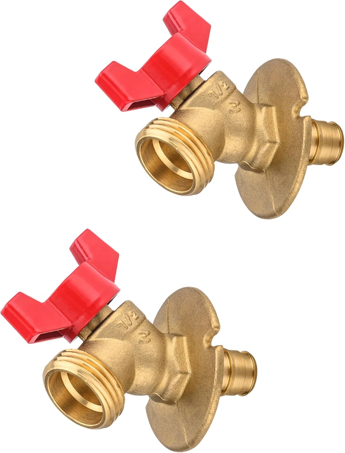 Amazon.com : (Pack of 2) EFIELD Outdoor Valve 1/4-Turn Sillcock Hose ...