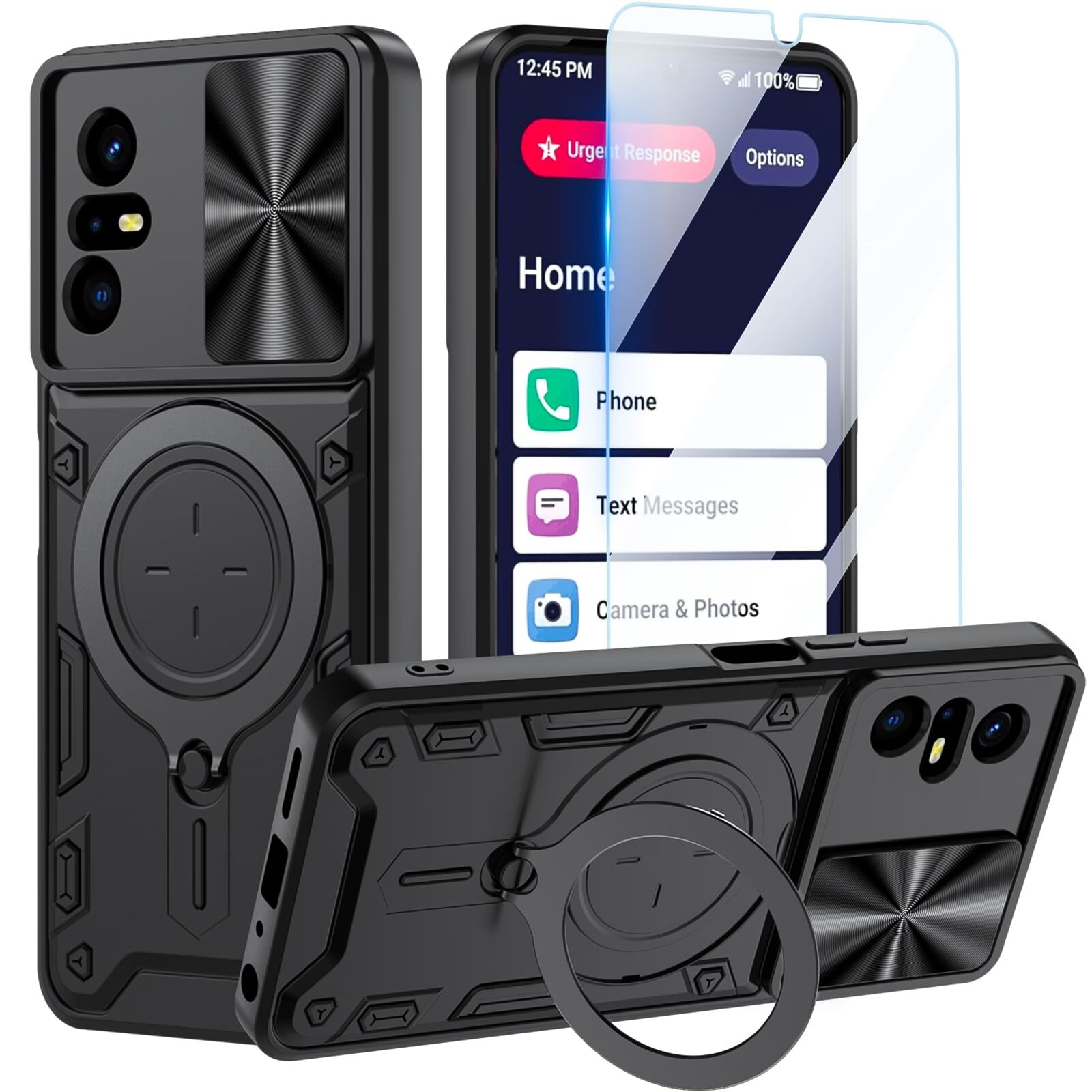 Amazon.com: BESINPO for Lively Jitterbug Smart 4 Phone Case/TCL 40XL ...