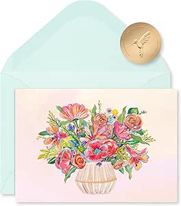 Amazon.com: Papyrus 14-Count Blank Cards with Envelopes and Seals (Floral)
