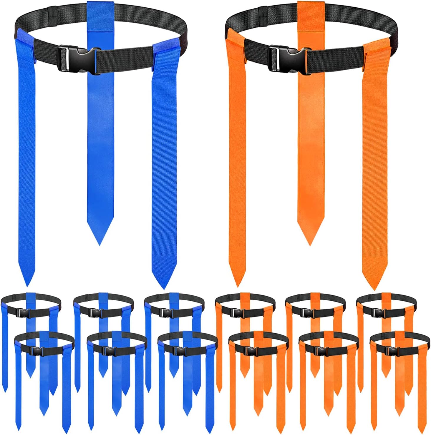 Amazon.com : Niantime Durable Flag Football Belts, 14 Players ...