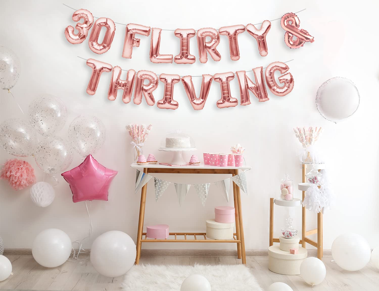 Thirty Flirty And Thriving Party 30 Flirty & Thriving Neon Sign | My