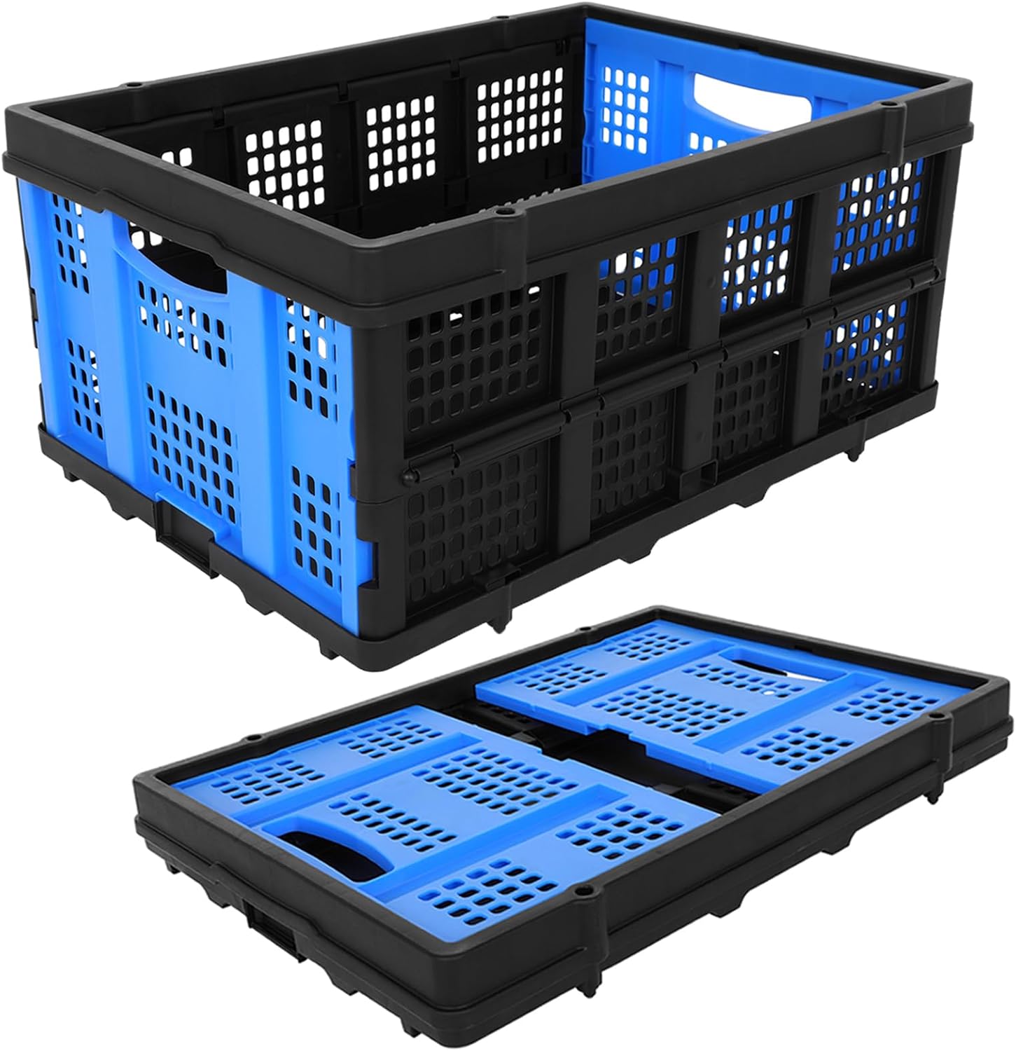 Amazon.com: FAHKNS 60L Collapsible Utility Crates for Storage ...