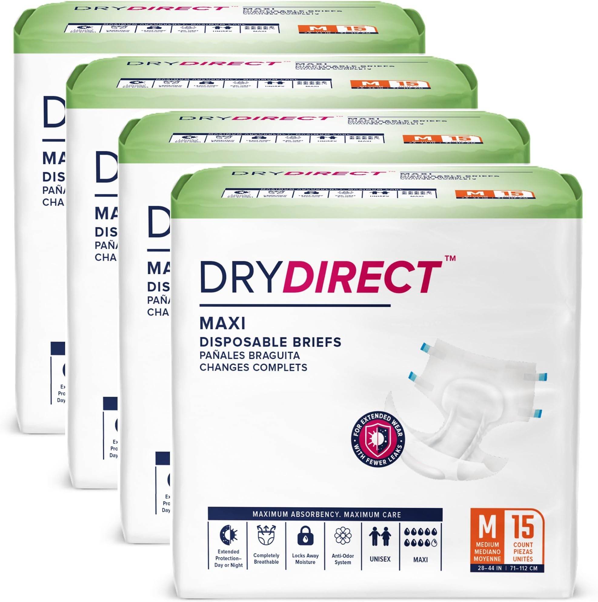 Amazon.com: Dry Direct Ultimate Underwear, Made-in-USA Adult Diapers ...