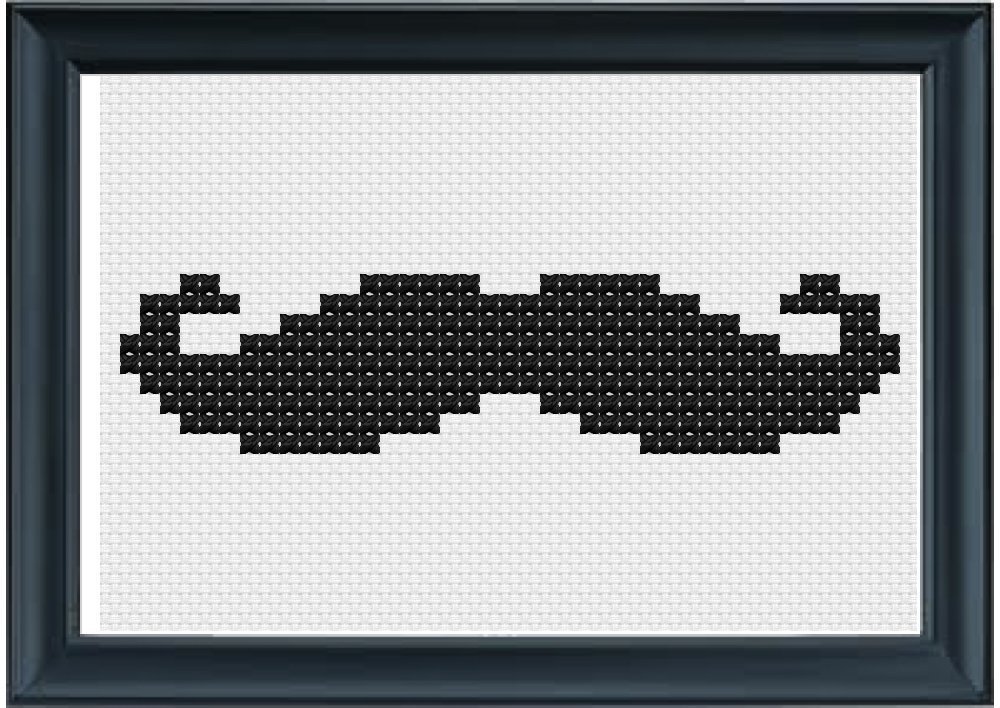 Amazon.com: Mustache Cross Stitch Kit : Home & Kitchen