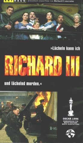 Richard III [VHS] : Annette Bening, Jim Broadbent, Robert Downey Jr ...