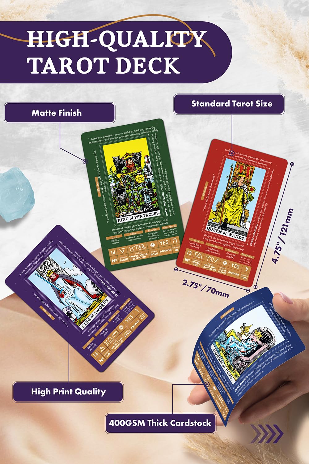 Snapklik.com : Wyspell Tarot For Learning - Tarot Cards