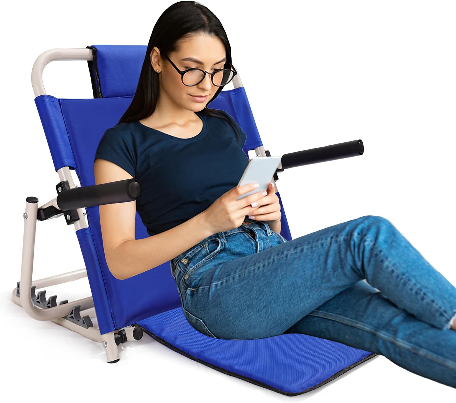 Amazon.com: MYOYAY Adjustable Lifting Bed Backrest with Armrest ...