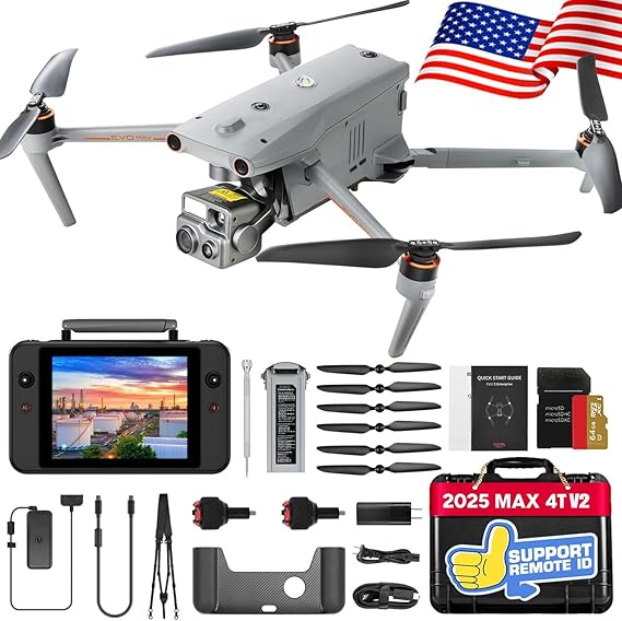 Amazon.com: Autel Robotics EVO MAX 4T V2, Upgrade of MAX 4T/ 4T XE ...