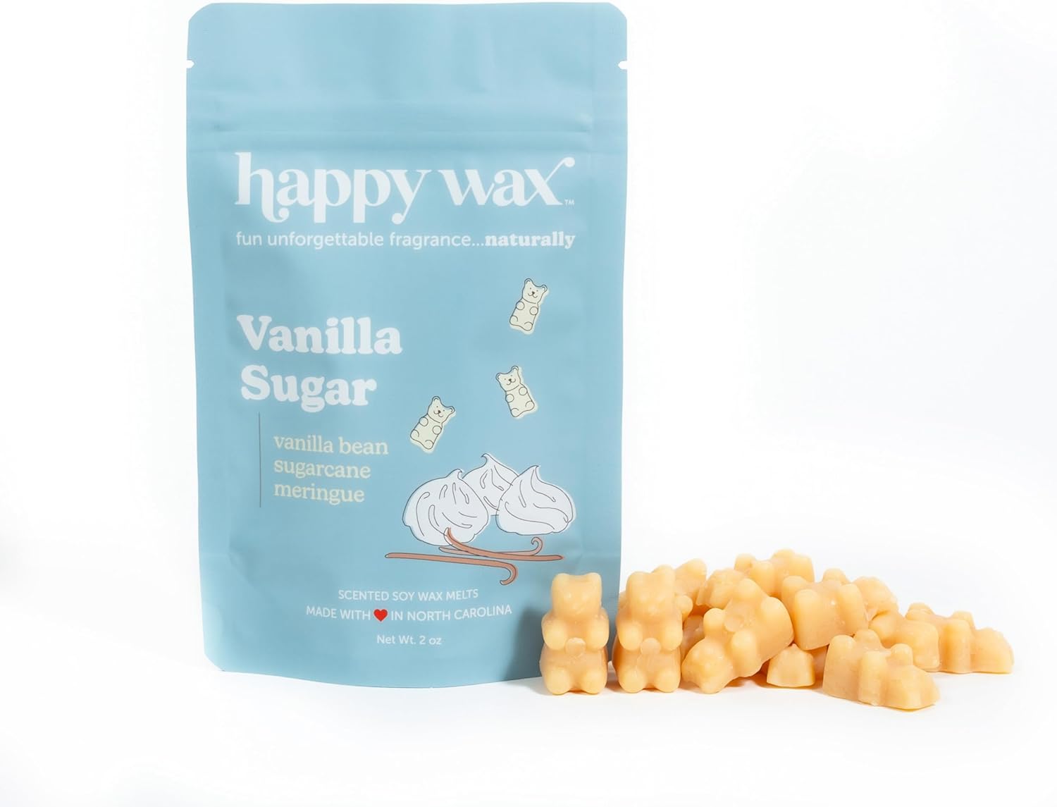 Amazon.com: Happy Wax Winter Scented Soy Wax Melts (8oz Pouch) (Vanilla ...