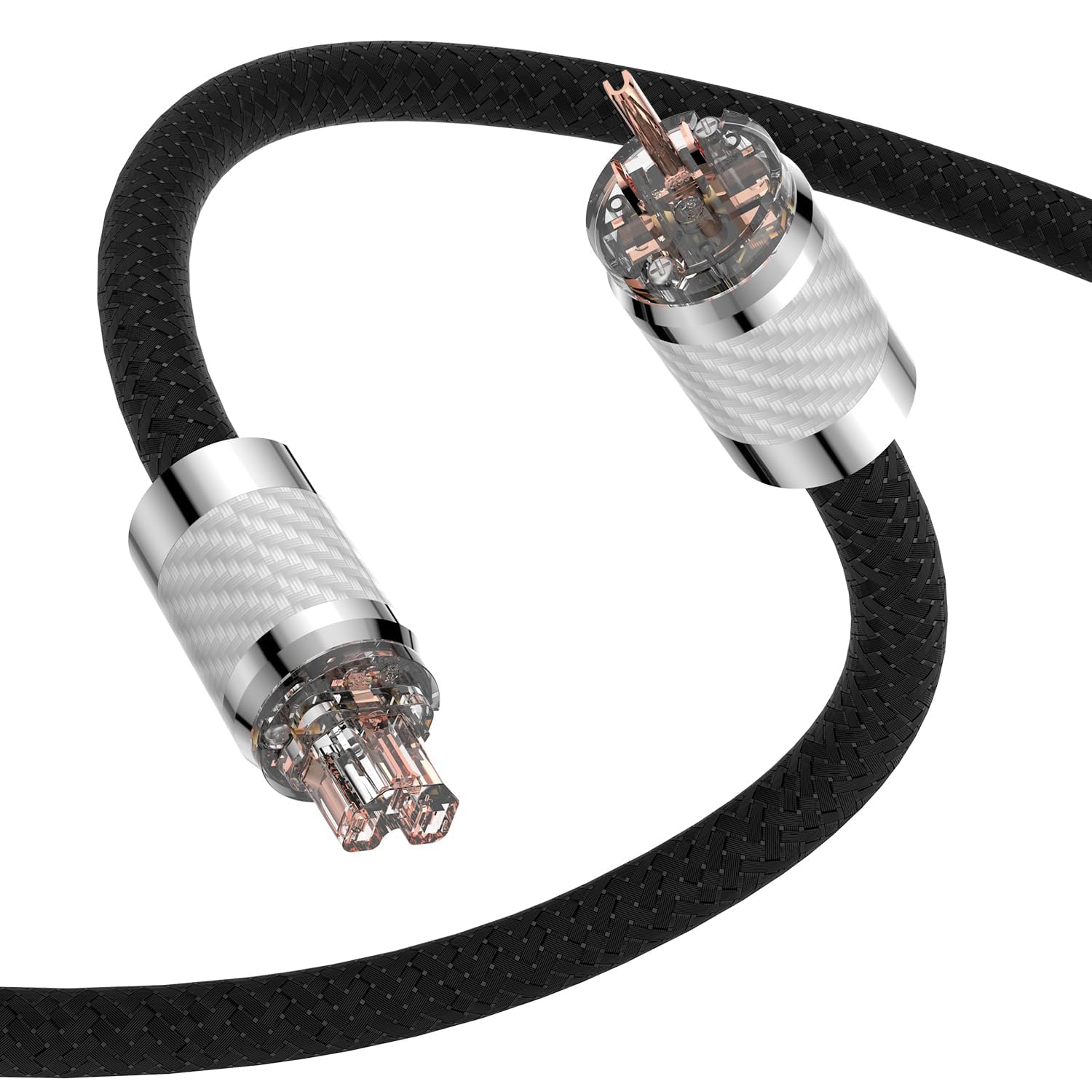 Amazon.com: Audiophile HiFi Power Cable, 10AWG US AC Main Supply Cord ...