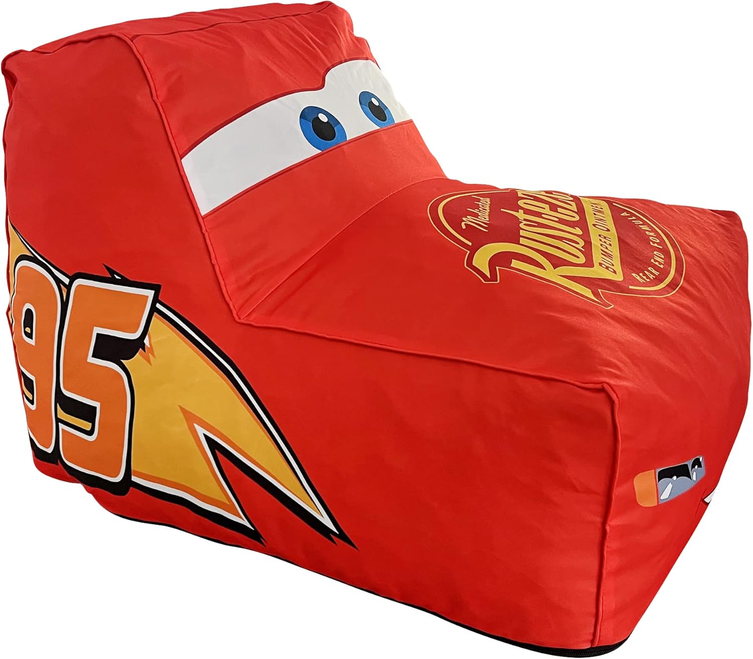 Amazon.com: Disney Lightning McQueen Cars Shaped Bean Bag Chair for ...