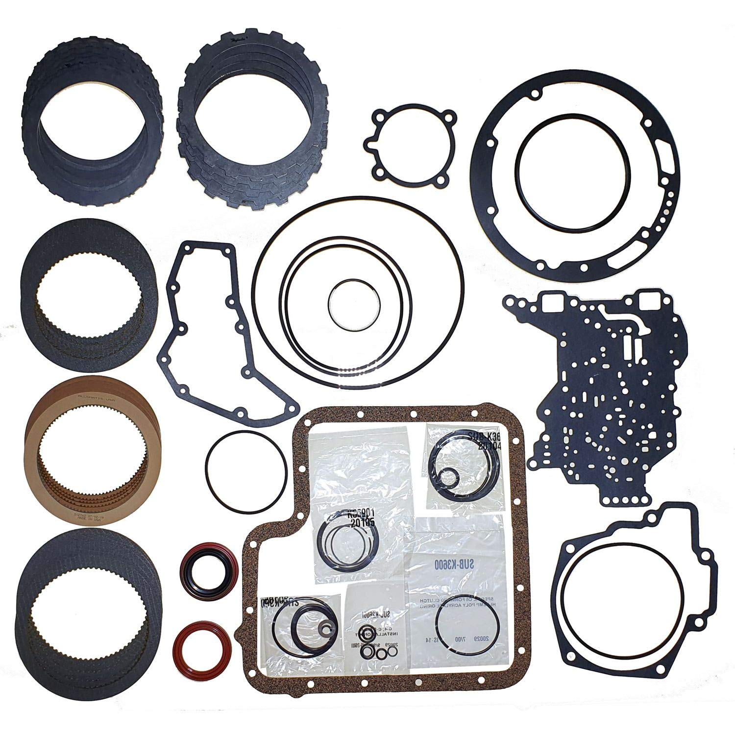 Amazon.com: MASTER REBUILD KIT OVERHAULT KIT/FRICTIONS/STEELS C6 ...