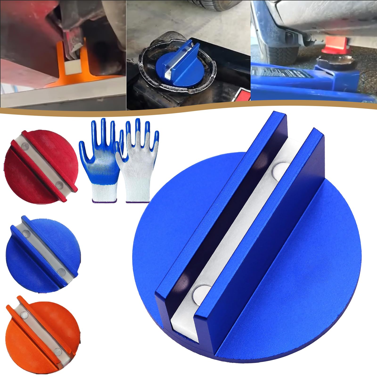 Amazon.com: Universal Magnetic, Frame Rail Protector, Pinch Weld Jack ...