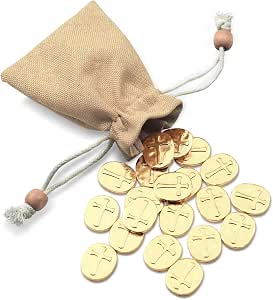 Amazon.com: Gaberic 20 Pcs Pocket Cross Coins - 2 Sided Crosses Token ...
