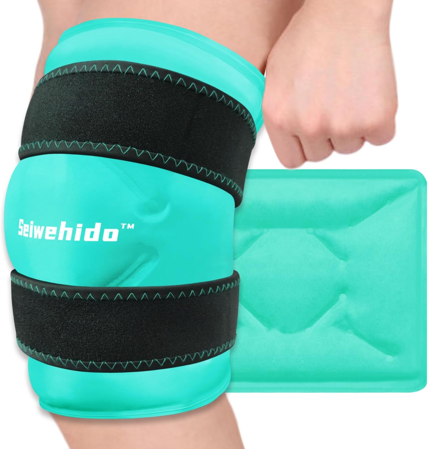 Amazon.com: Knee Ice Pack Wrap After Surgery, Reusable Gel Ice Pack for ...