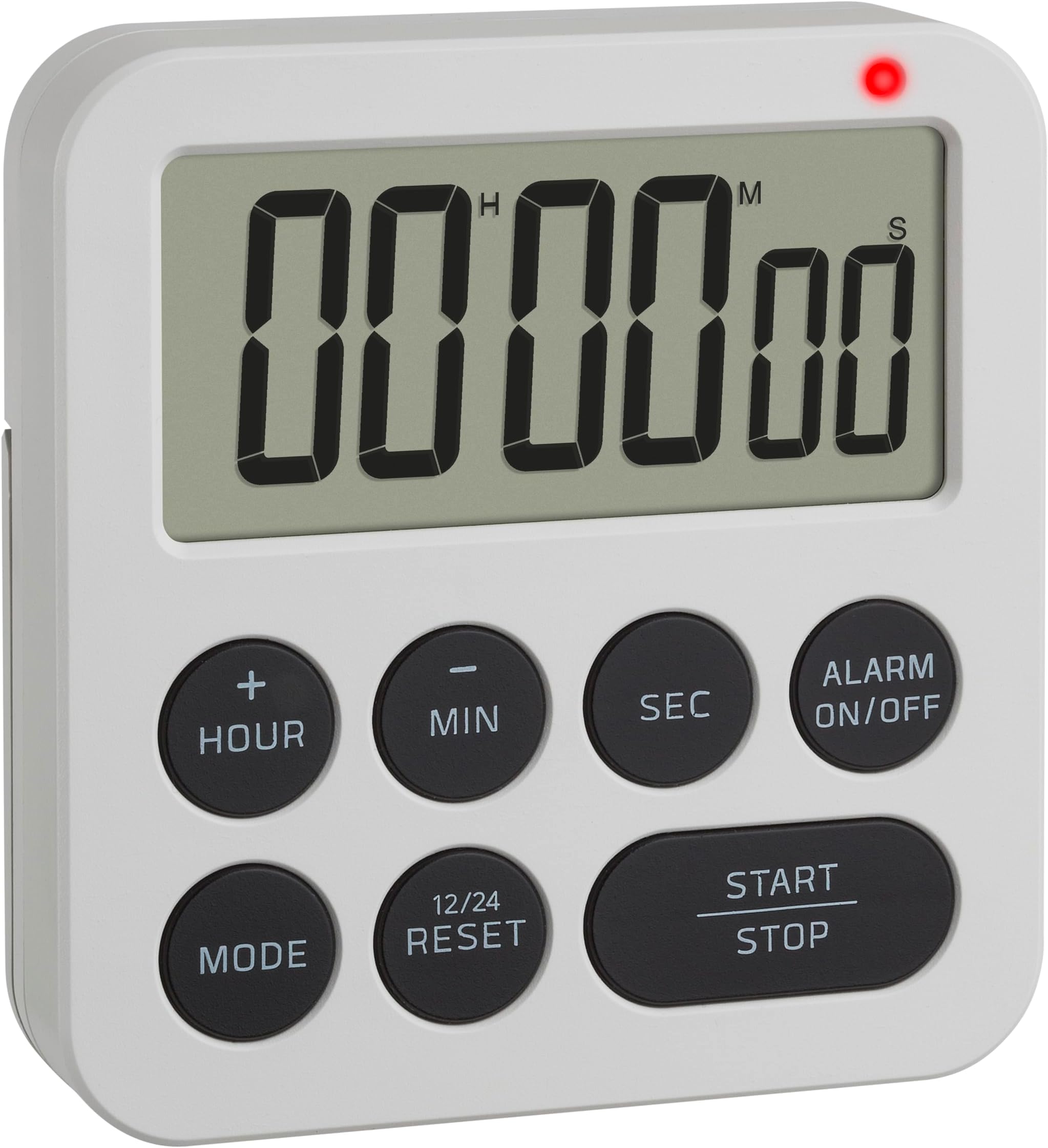 Amazon.de: Digitaltimer TR118, Weiß, große 6-stellige LCD-Anzeige, 2 ...