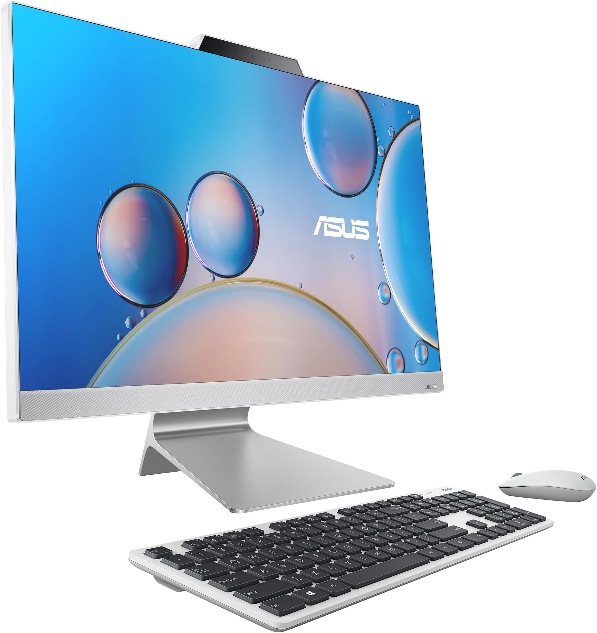 Asus M3702WFA AiO 27” All-in-One Desktop Computer, AMD Ryzen 3 7320U ...