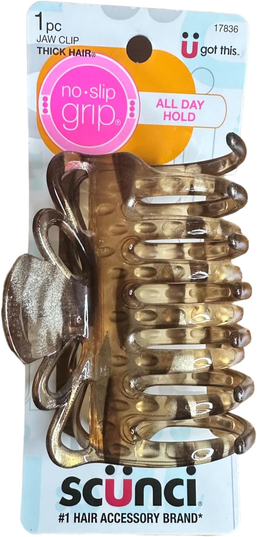 Amazon.com : Conair, Scunci Curl Collective Coily Jaw Clip, 0.96 Ounce ...