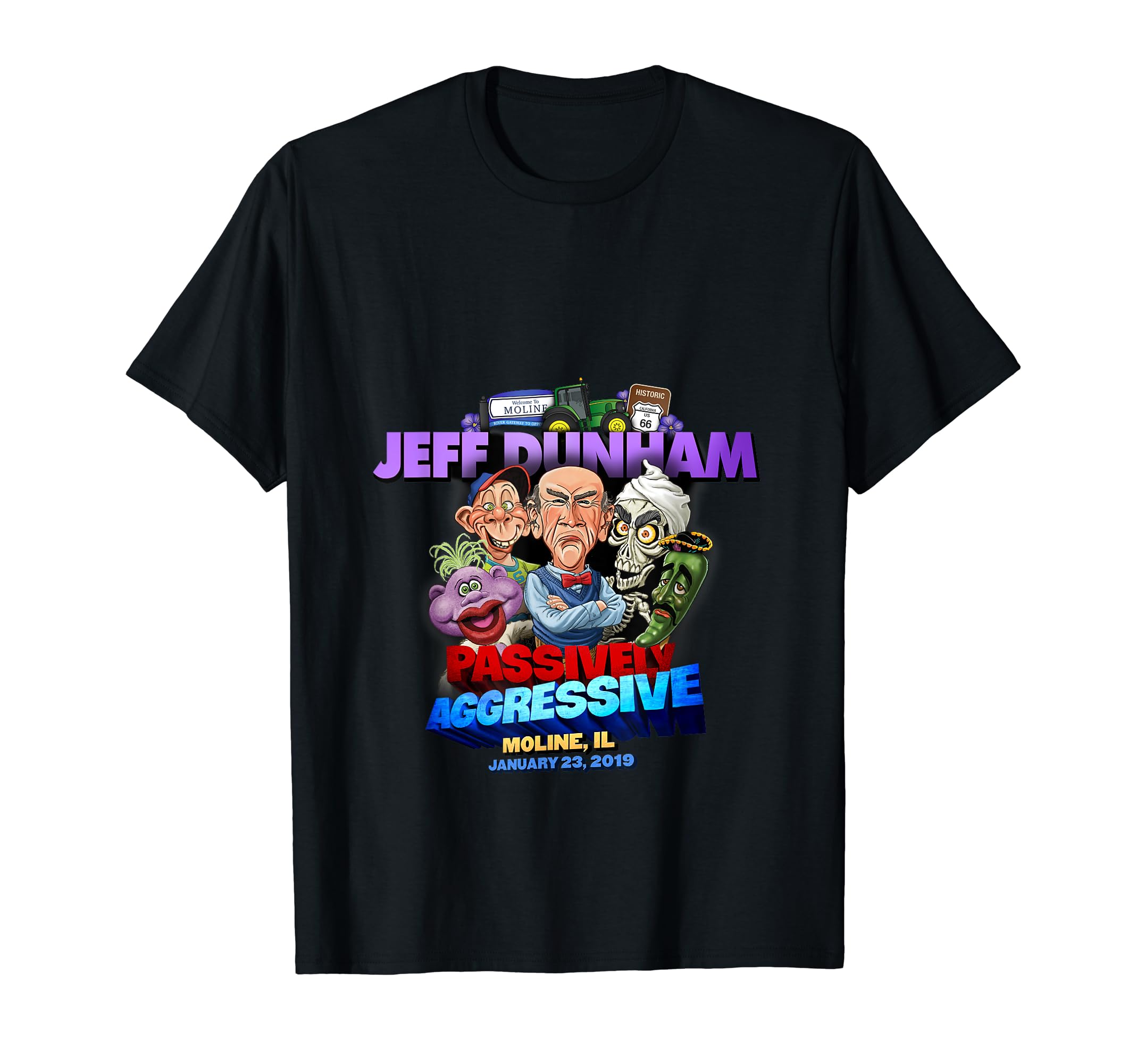 Amazon.com: Jeff Dunham Moline, IL Shirt : Clothing, Shoes & Jewelry