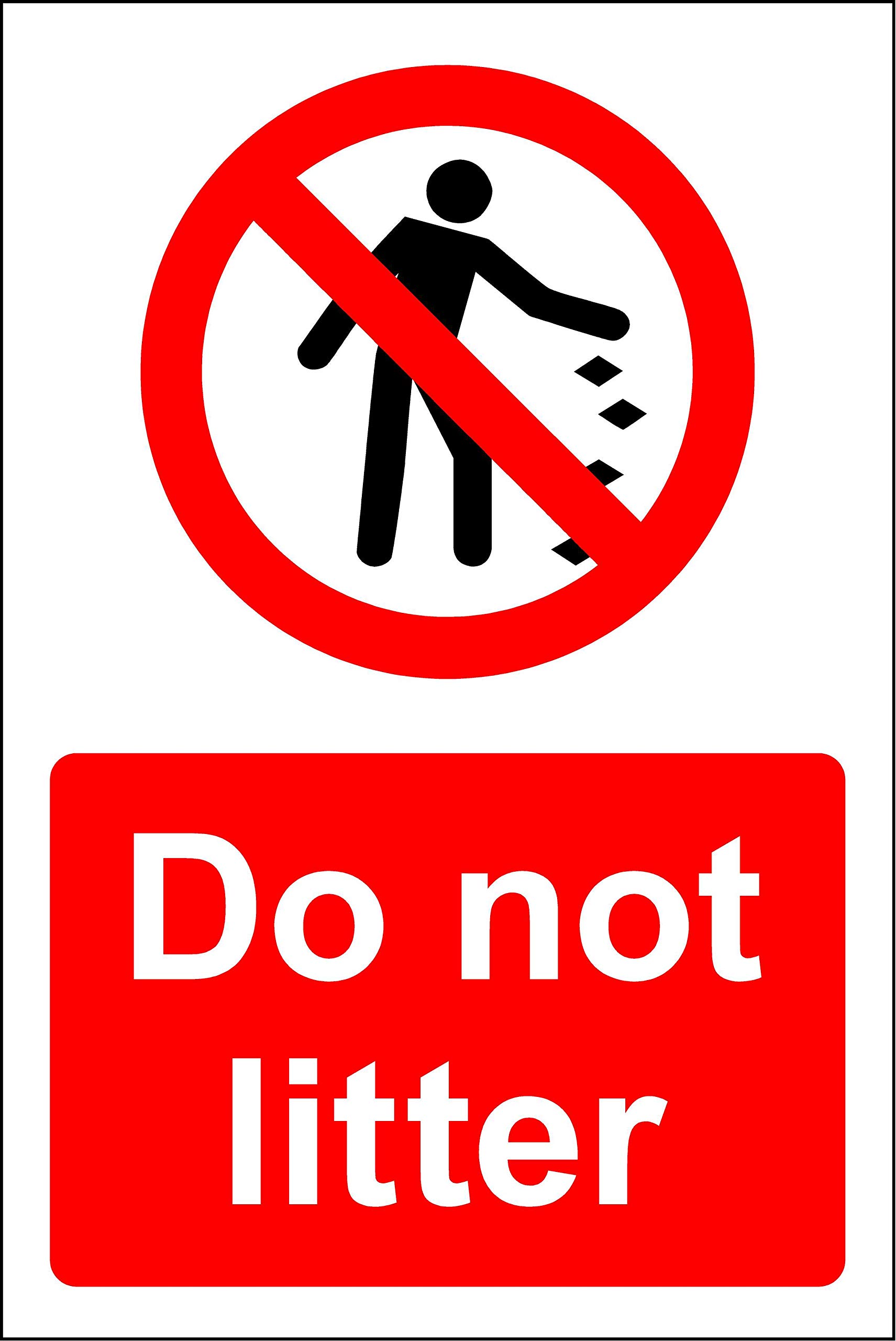 No Littering Signs No Littering Sign Template | PosterMyWall