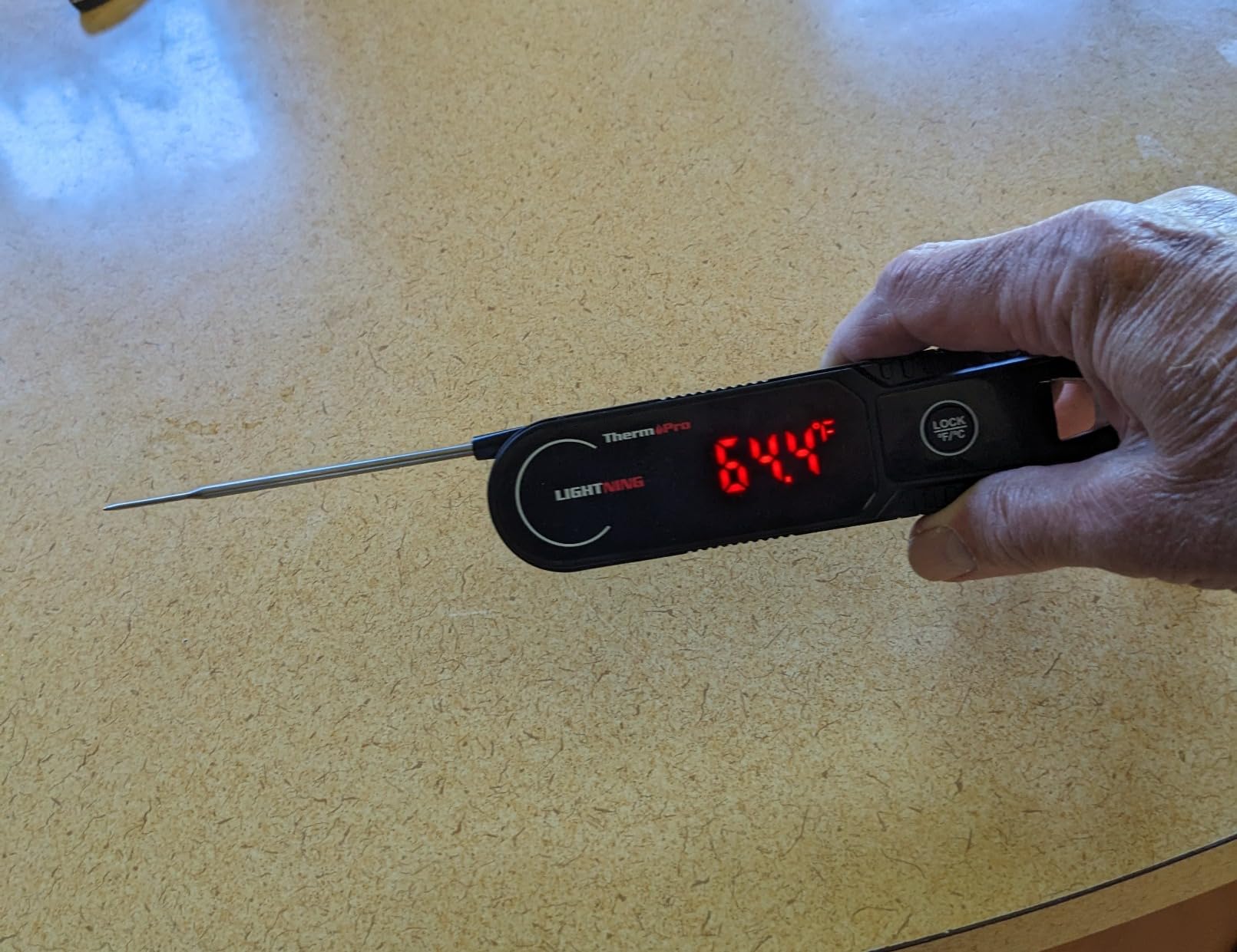 ThermoPro Lightning One-Second Instant Read Meat Thermometer ...