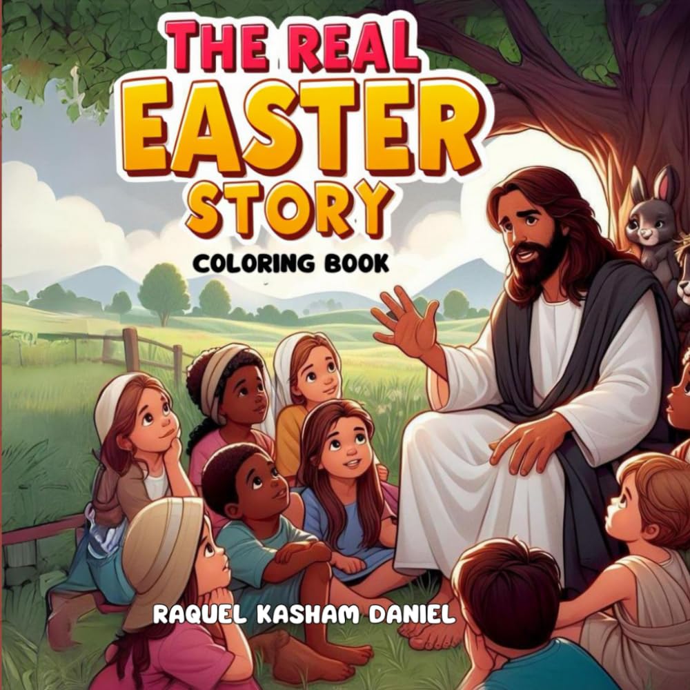THE REAL EASTER STORY: Coloring Book (Easter Combo): Amazon.co.uk ...