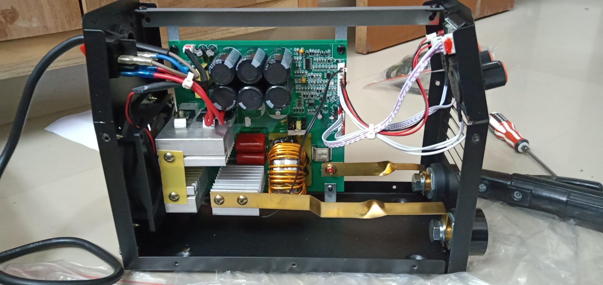 RACEFOR Small Portable ZX7 250 amp IGBT Single Phase DC Inverter ARC ...