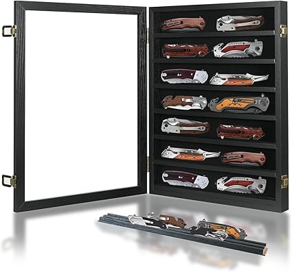 Amazon.com: YRCKUDZKG Knife Display Case for Collections, Pocket Knife ...