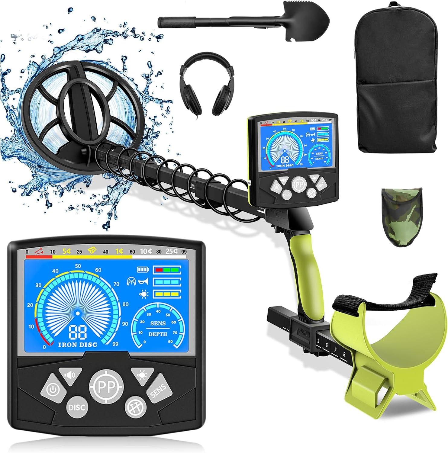 Amazon.com : Dmyond Metal Detectors for Adults Waterproof, Professional ...