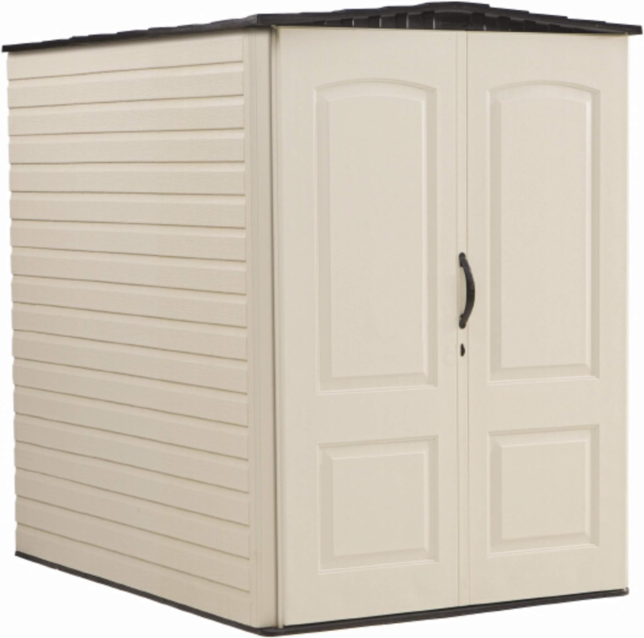 Amazon.com : Rubbermaid Slide-Lid Resin Outdoor Storage Shed (5 x 6.5 ...