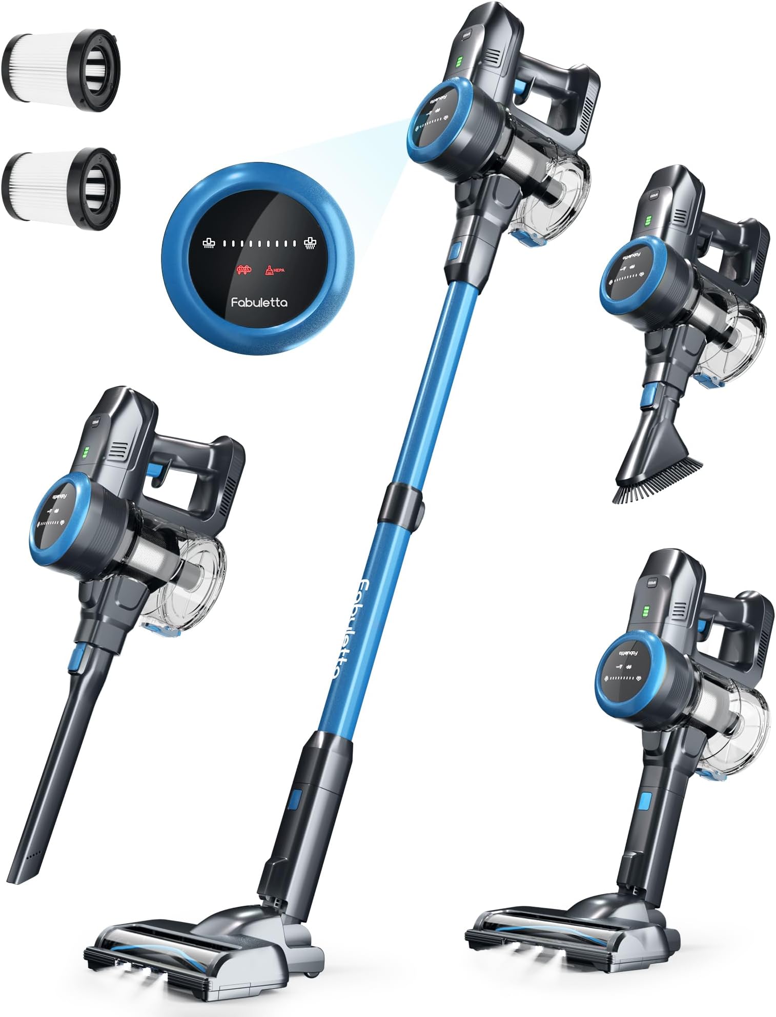 Amazon.de: Lubluelu 25000Pa Akku Staubsauger | Staubsauger Kabellos ...